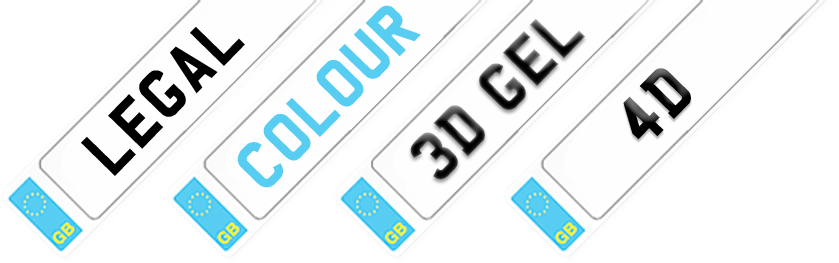 Custom Number Plate Maker, 3D Gel, 4D Number Plates Maker in UK & Ireland